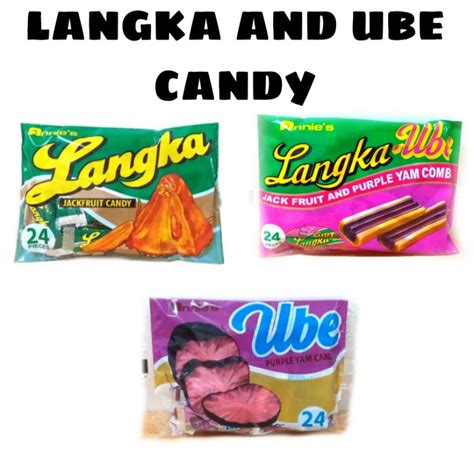 Ube And Langka Candy 24 Pcs Per Pack Batang 90s Candy Yema Pastillas Like Candy Shopee