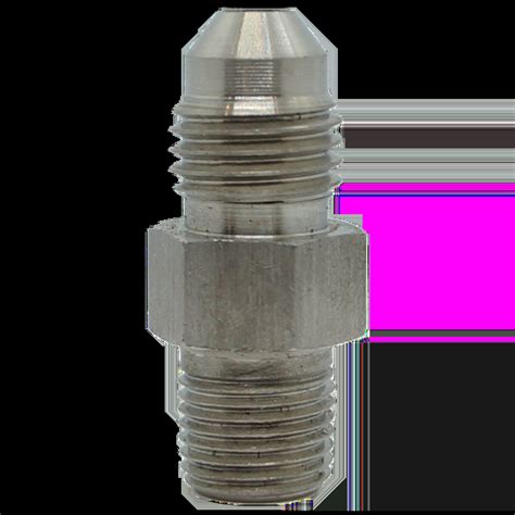 Konektor Rfs Stainless Steel Ss316 Jic Male 1 4 Jic X 1 4 Npt Pemasangan Kompresi Menyala 37