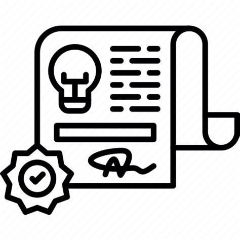 Patent Copyright File Idea Innovation Invention License Icon