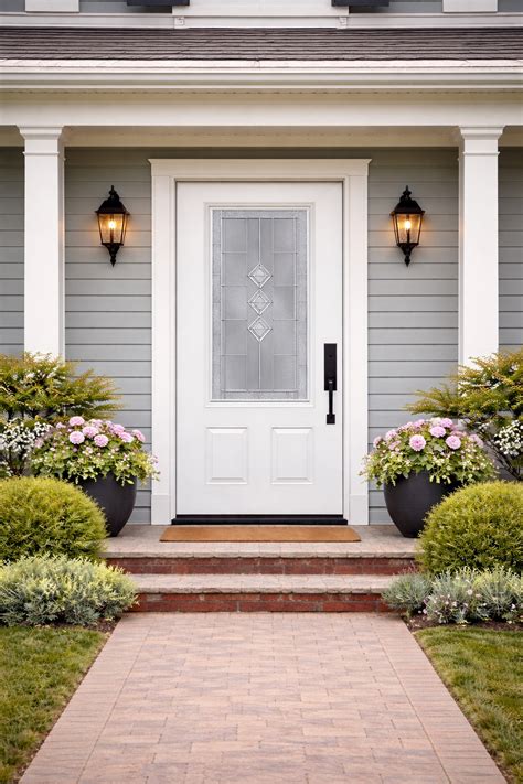 Stylish Provia Legacy Entry Door With Gemstone Glass