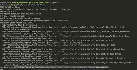 Tpu Inference · Issue 1082 · Pyannotepyannote Audio · Github