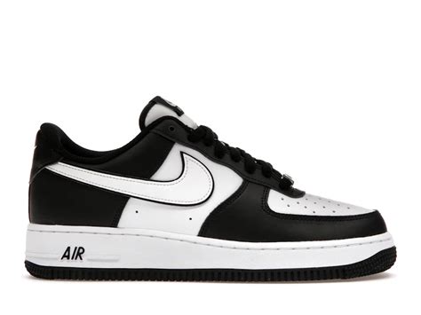Nike Air Force 1 Low 07 White Swoosh Panda Mens Dv0788 001 Us