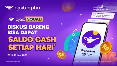 Join Ajaib Squad Diskusi Bareng Dapat Saldo Cash Setiap Hari