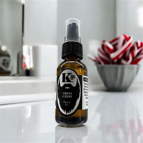 Chest Candy Premium Natural Beard Oil Veteran Owned K Bar Soap Co