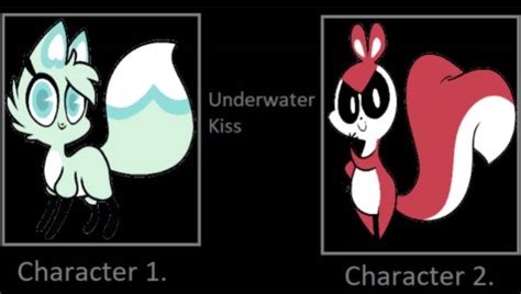 Slushi Gives An Underwater Kiss To Hawt Saus By Rabbidart On Deviantart