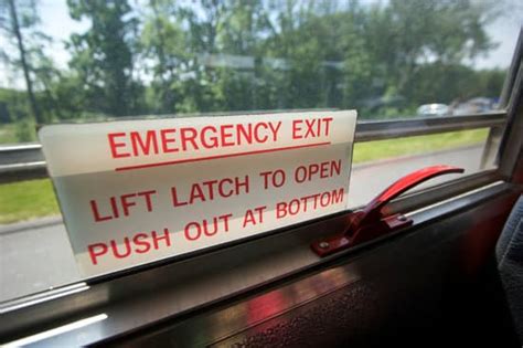 Emergency Exit Hatch In School Bus Ceiling Photos By Canva