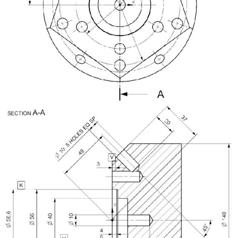 Test Piece Proposed To Assess The Geometric Accuracy Of The Machine Download Scientific Diagram