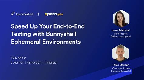Speed Up Your End To End Testing With Bunnyshell Ephemeral Environments