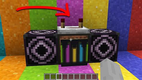 How To Make A Dj Table In Minecraft Youtube