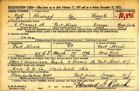 Howard George Roach 1898 1956 Find A Grave Memorial