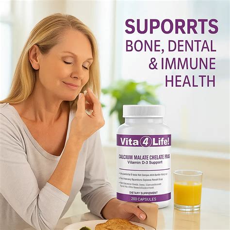 Calcium Malate Chelate Bariatric Supplement Capsules