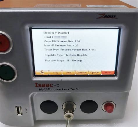 Zaxis Isaac Hd Multi Function Leak Tester 100 Psi Pressure Vacuum Burst