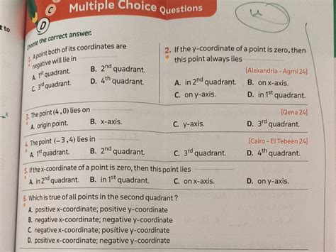 1 A Point Both Of Its Coordinates Are Studyx