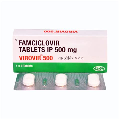 Famciclovir 500 Mg Tablets At ₹ 500 Box Anti Hiv Medicines In Nagpur