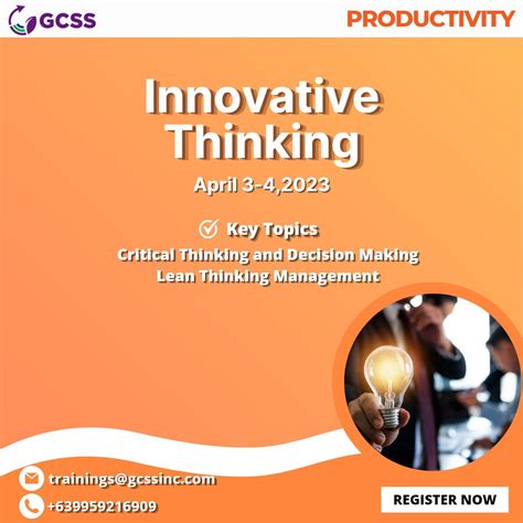Gcss Sustainabilityphilippines Innovativethinking Trainings