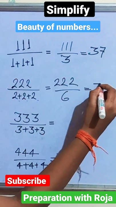 Simplify Beauty Of Number Ssc Knowledge Mathtrick Sscexam Dsssb