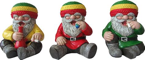 Up In Smoke 3pc Rasta Mini Gnomes World Of Wonders Ts