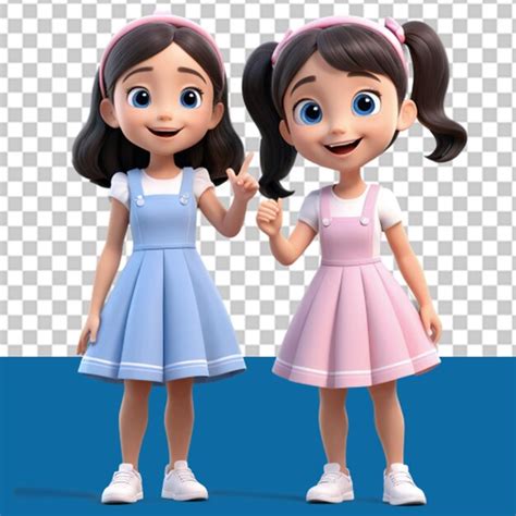 The Power Of Girls Png Illustration Premium Ai Generated Psd