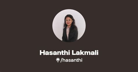 Hasanthi Lakmali Facebook Linktree