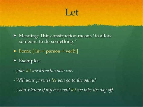 Causative Verbs English Structure Ppt