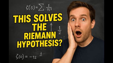 How To Solve The Riemann Hypothesis In Five Simple Steps Tutorial