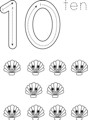 Christmas Flashcard How To Write Number One Vector Image