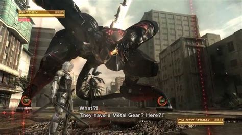 Metal Gear Rising Revengeance First Boss Youtube