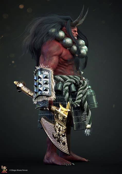 Oni Demon Oni Character Art