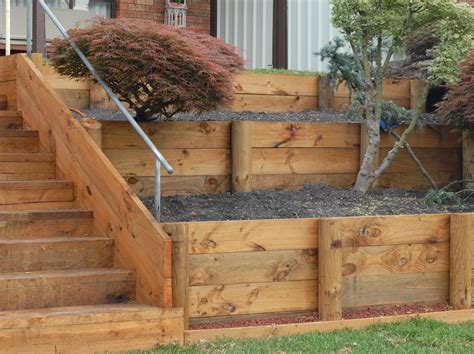 Lamp Retaining Wall Ideas