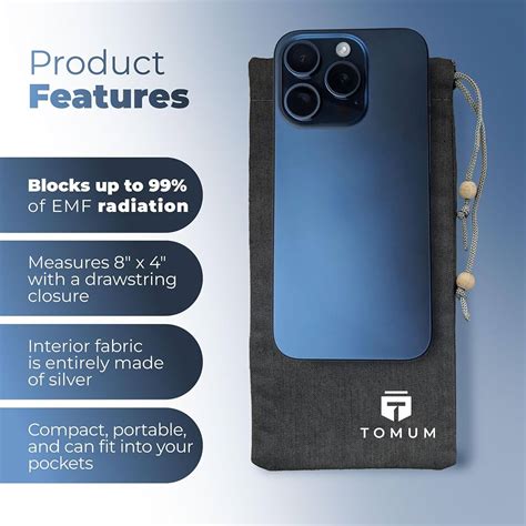 Rfid Phone Case Emf Protection Sleeve For Cell Phones Radiation