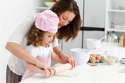 Mother And Daughter Bonding Preparing Goodies With Your Mom