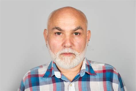 Older Grandfather Grandpa Pensioner Retiree Concept Portrait Of An