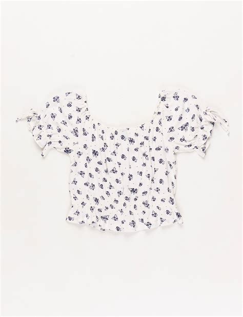 Blusa Campesina Blanco Blusas Y Camisetas Blusas Y Camisetas