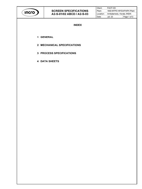 Screen Specification Pdf