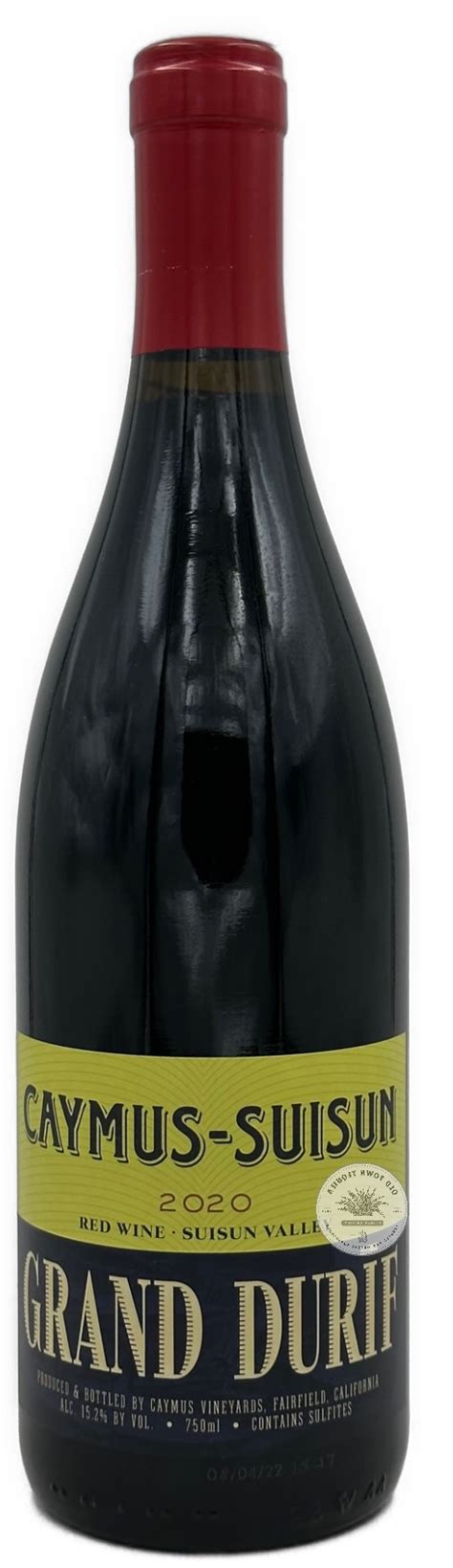 Caymus Suisun Grand Durif Red Wine 2020 Old Town Tequila