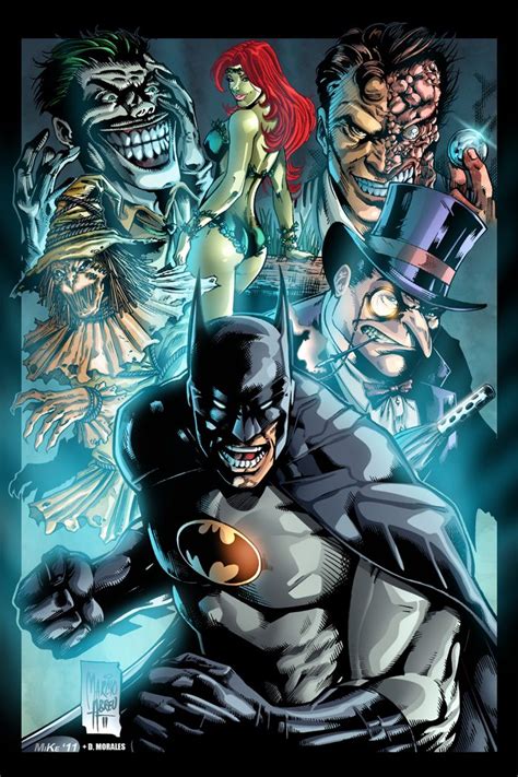 Batman And Villains Colored By Dany Batman