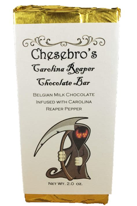 Milk Chocolate Carolina Reaper Chocolate Bar