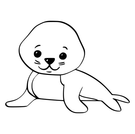 Ausmalbilder Robbe Coloringlibcom Kostenlos Malvorlagen Zum Ausdrucken
