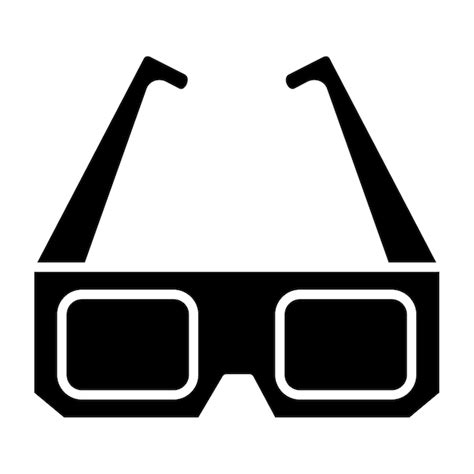 Premium Vector 3d Glasses Icon