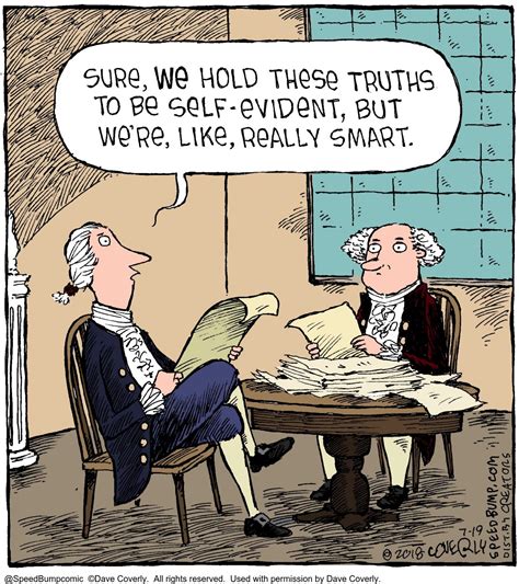 Declaration Of Independence Cartoon