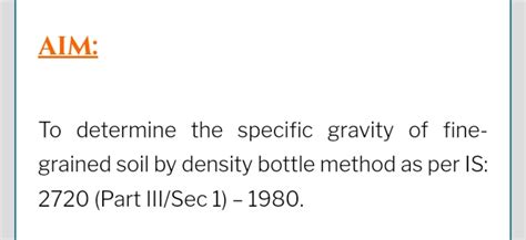 Solution Specific Gravity Of Fine Grained Soil Using Density Bottle