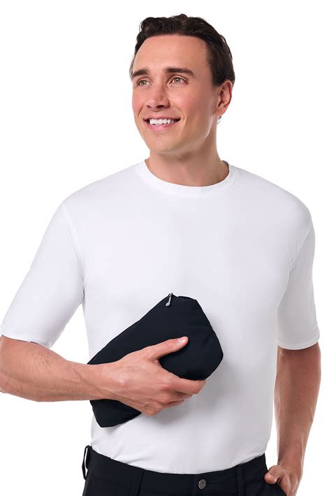 Mens Packable Jacket Black Upf 50