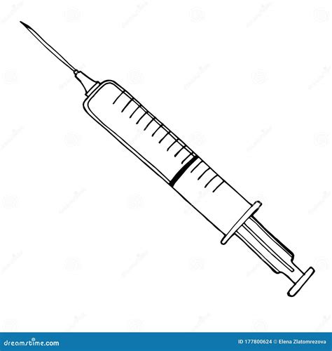 Syringe Drawing Reference At Levi Adermann Blog