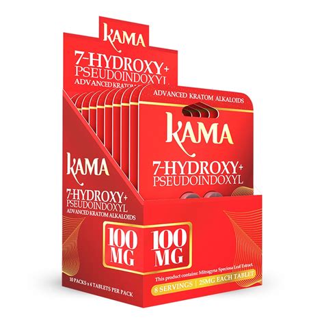 Kratom Extract 7 Hydroxy Pseudo Tablet 100mg Kama