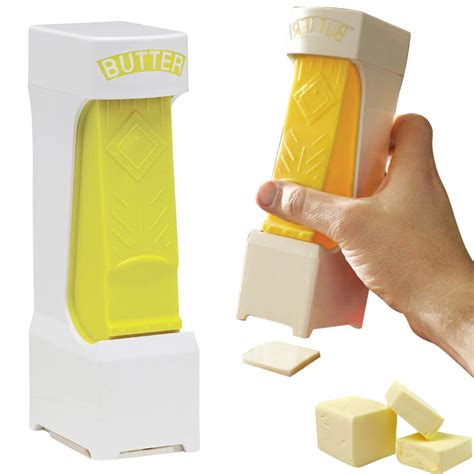 Sunjoy Tech Butter Slicer Cutter Stick Butter Container Dish With Lid