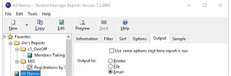 Output Options Help Center Output Options Help Center