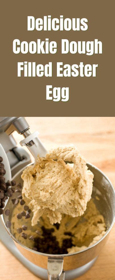 Delicious Cookie Dough Filled Easter Egg Recipe Cake Decorist