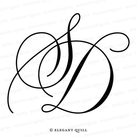 Personal Brand Logo Ds Initials Wedding Initials Initials Brand Logo