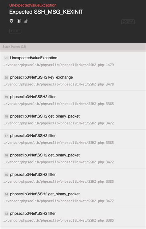 ver 2 0 30 net ssh2 php get binary packet and filter call each