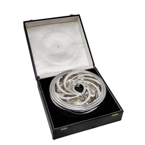 Rare Gerald Benney Solid Silver And Enamel Bowl And Cover 1971